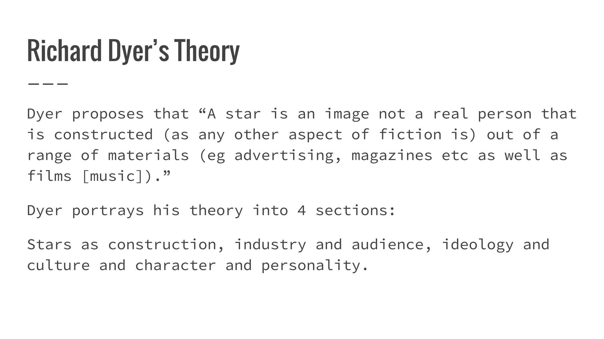 Star theory | PPT