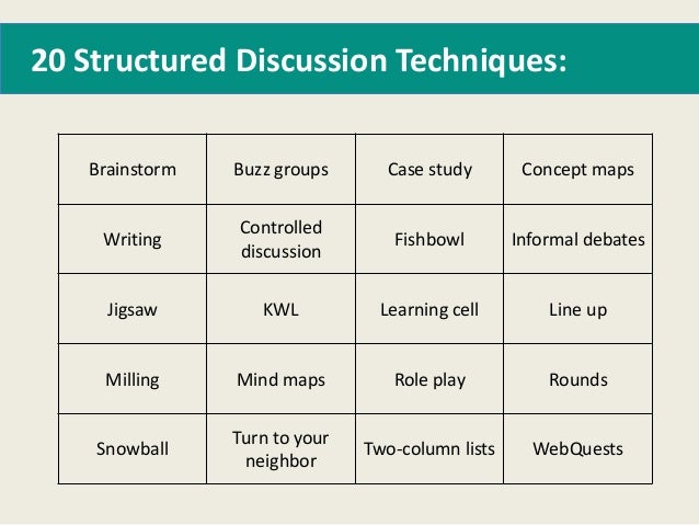Starting a discussion