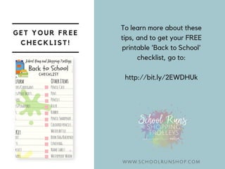 Starting-school-tips-presentation | PDF