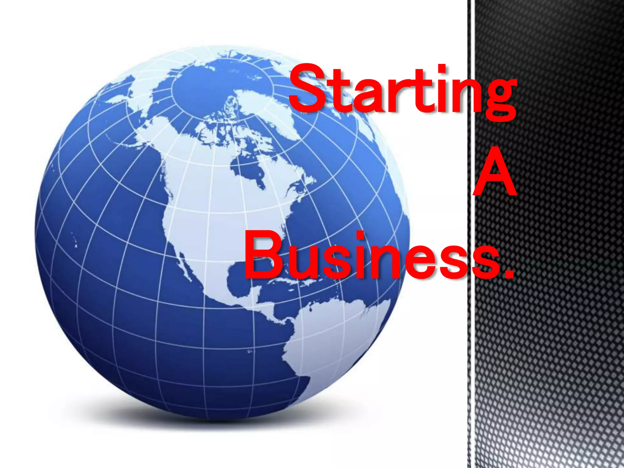 Starting a business tutorial | PPT