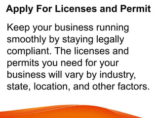 Starting a business | PPTX