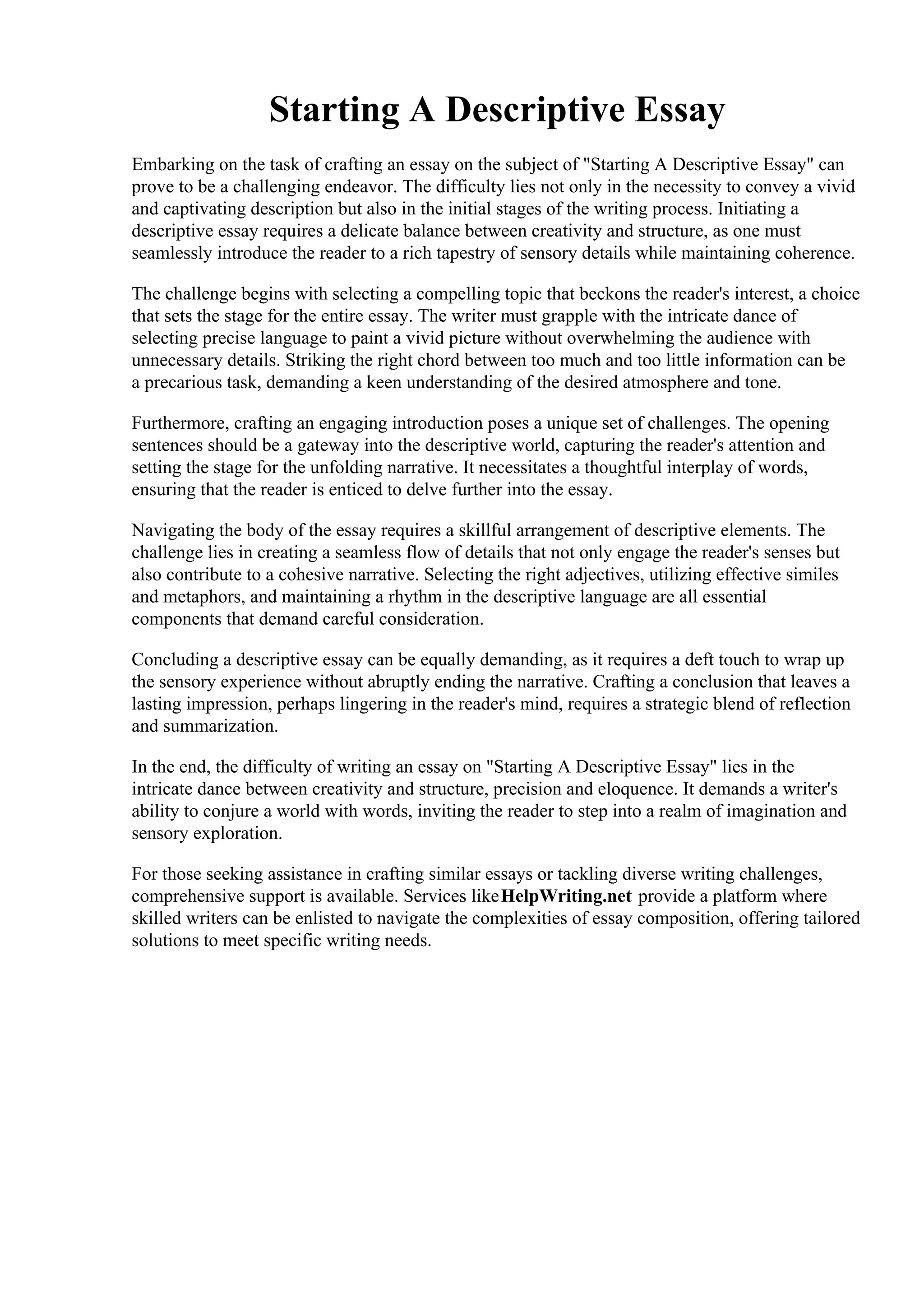 Starting A Descriptive Essay.pdf