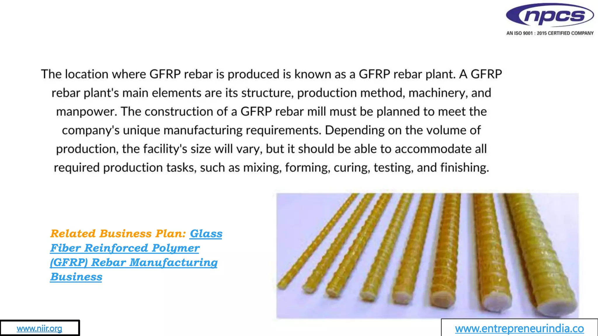 Starting a Glass Fiber Reinforced Polymer (GFRP) Rebar Business: The ...