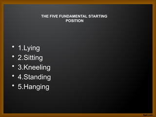 starting and derived position by gokul ppt.pptx