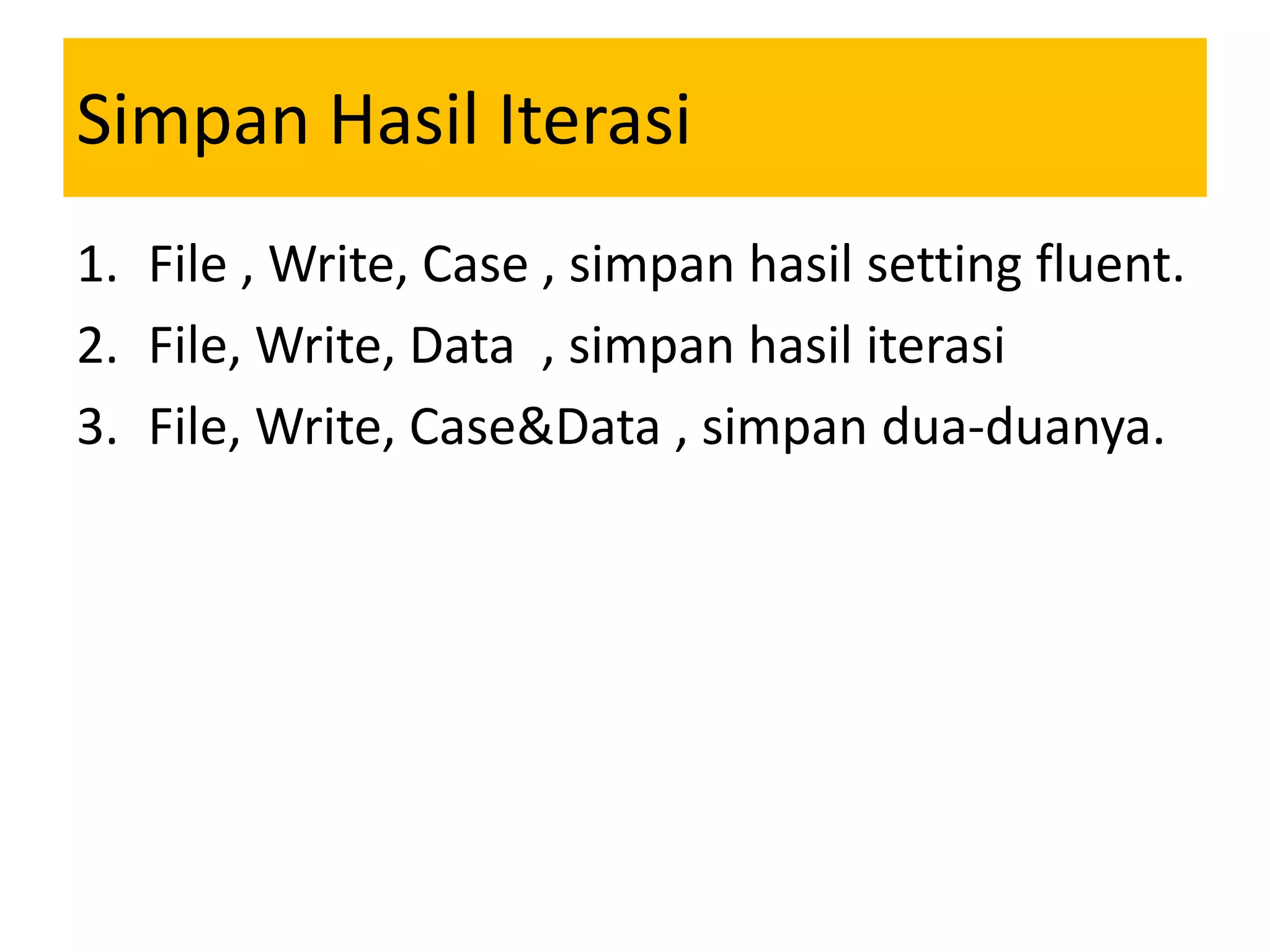 tutorial FLUENT | PPTX