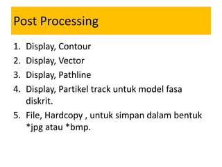 tutorial FLUENT | PPTX