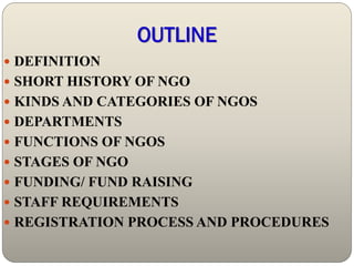 Starting an NGO oct 2009 | PPT