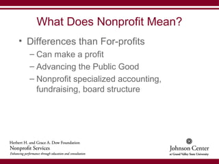 Starting a nonprofit organization rev 8_31_12 | PPT