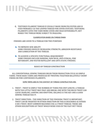 Starting a sewing thread manufacturing business | PDF