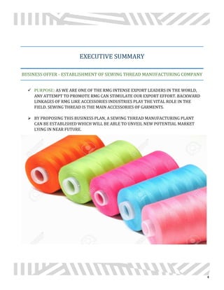Starting a sewing thread manufacturing business | PDF
