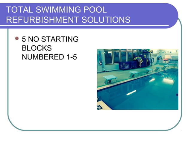 Starting blocks competition pool equipment | PPT