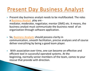Business Analyst Training | PPT