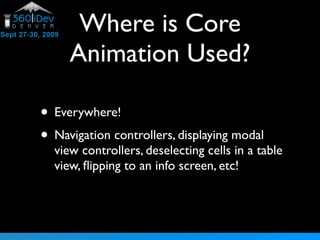 Starting Core Animation | PPT