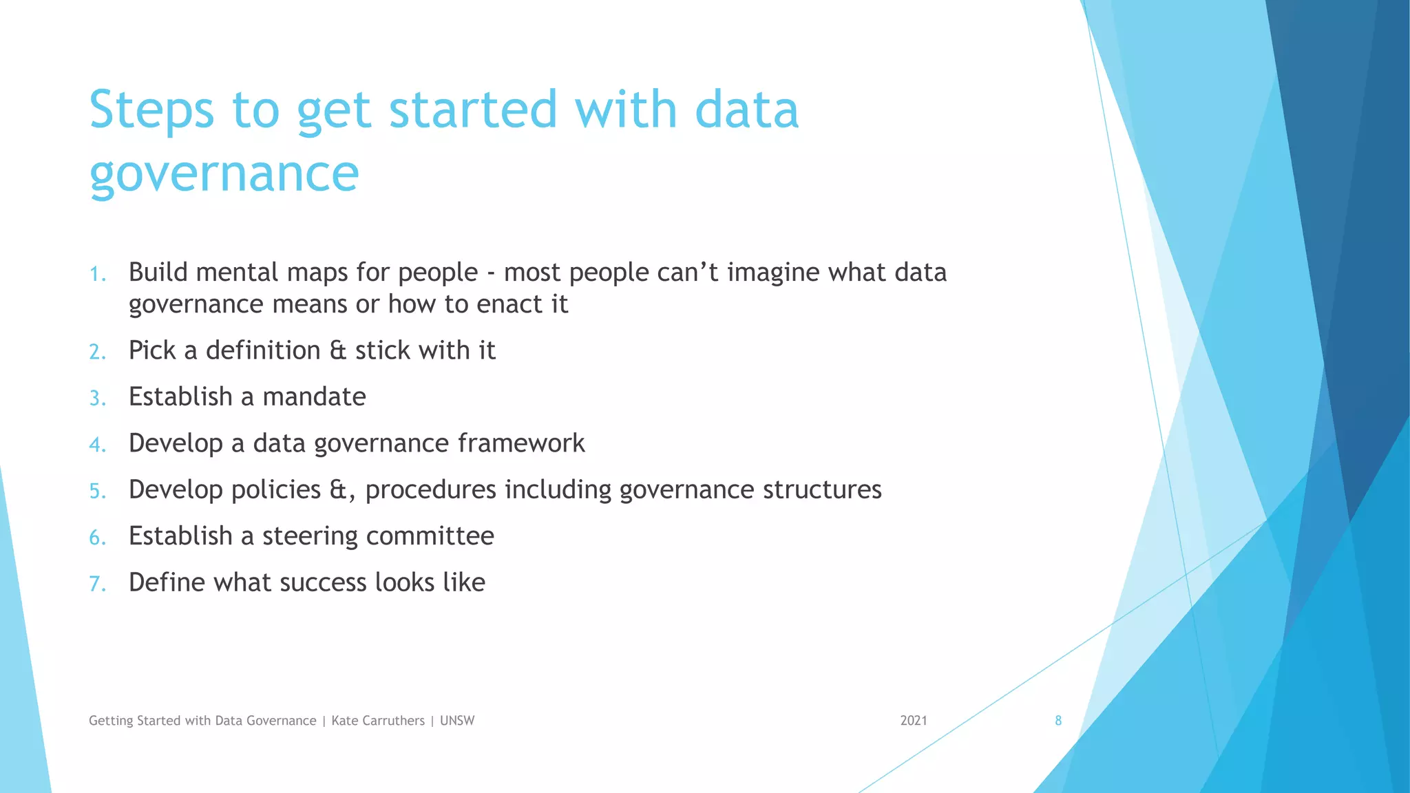 Starting data governance | PDF