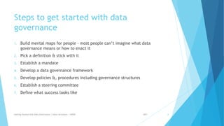 Starting data governance | PPT