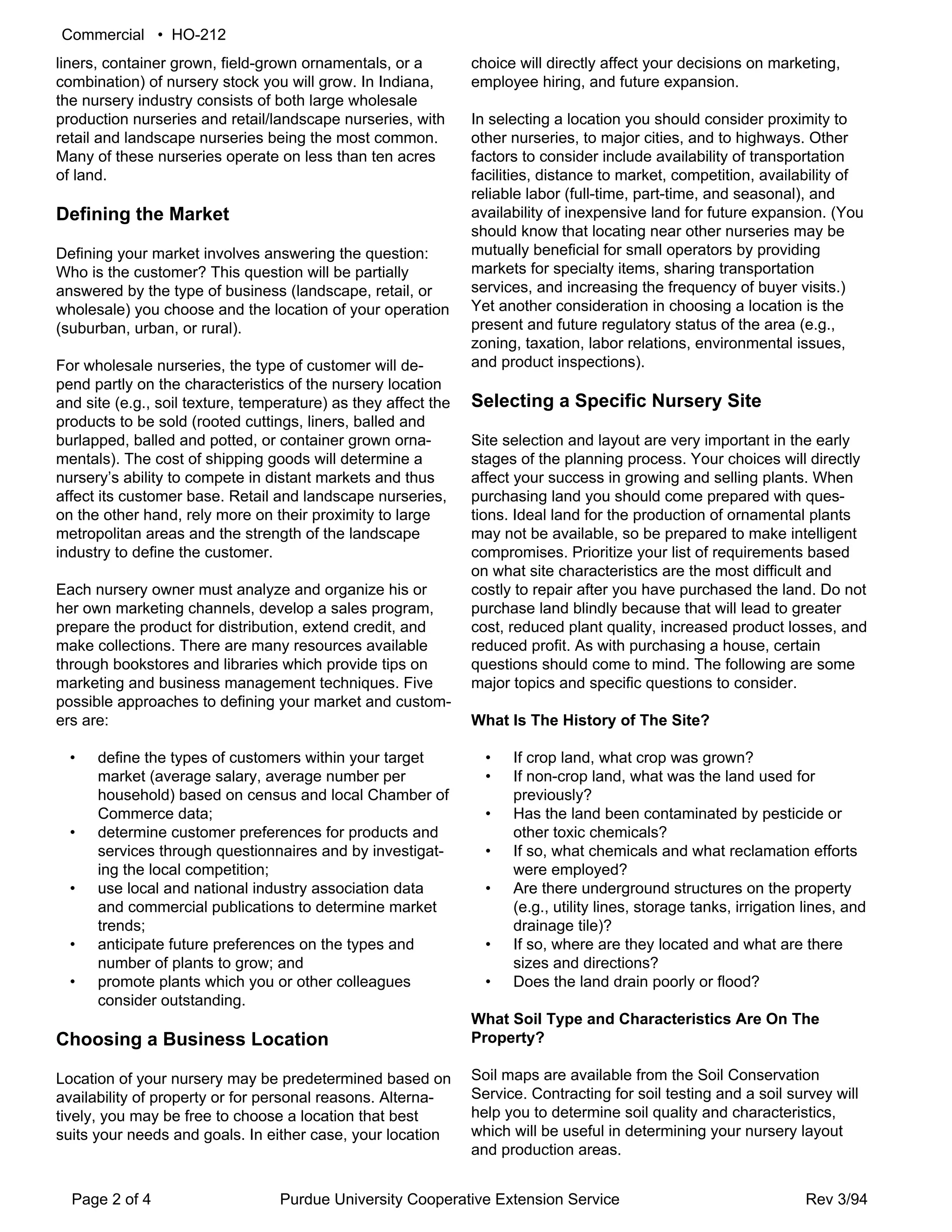 Starting in the Nursery Business. Starting in the Nursery Businesspdf | PDF