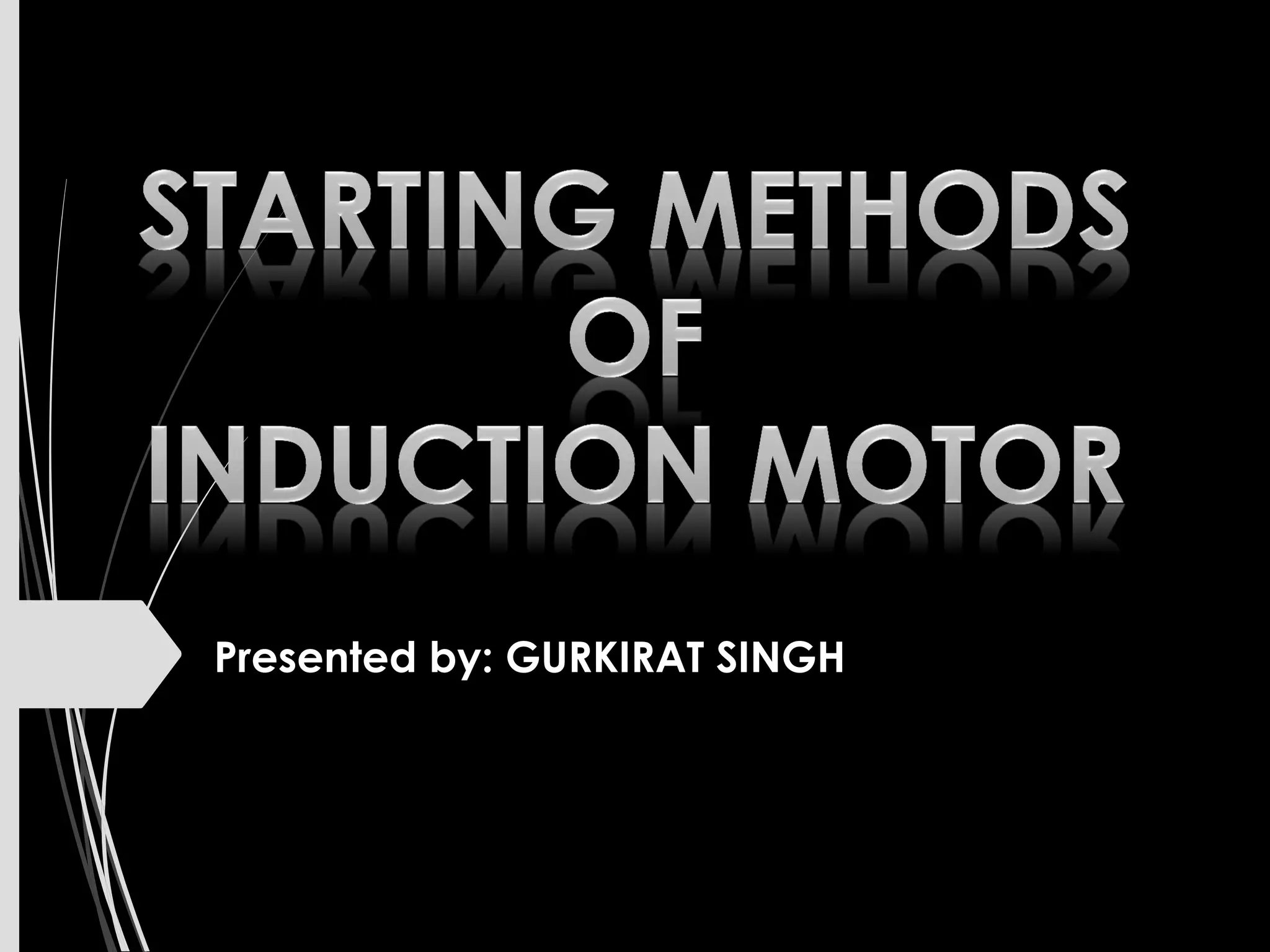 Starting method of induction motors | PDF
