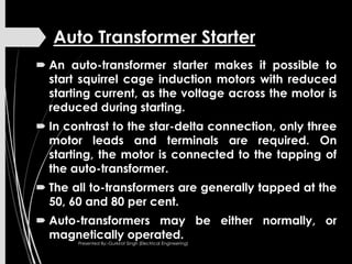 Starting method of induction motors | PDF