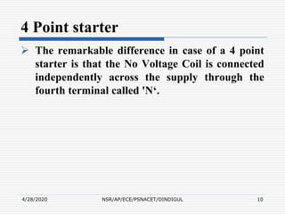 Starting methods of dc motors | PPT