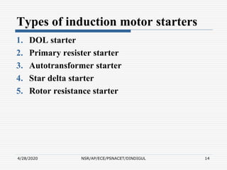 Starting methods of dc motors | PPT