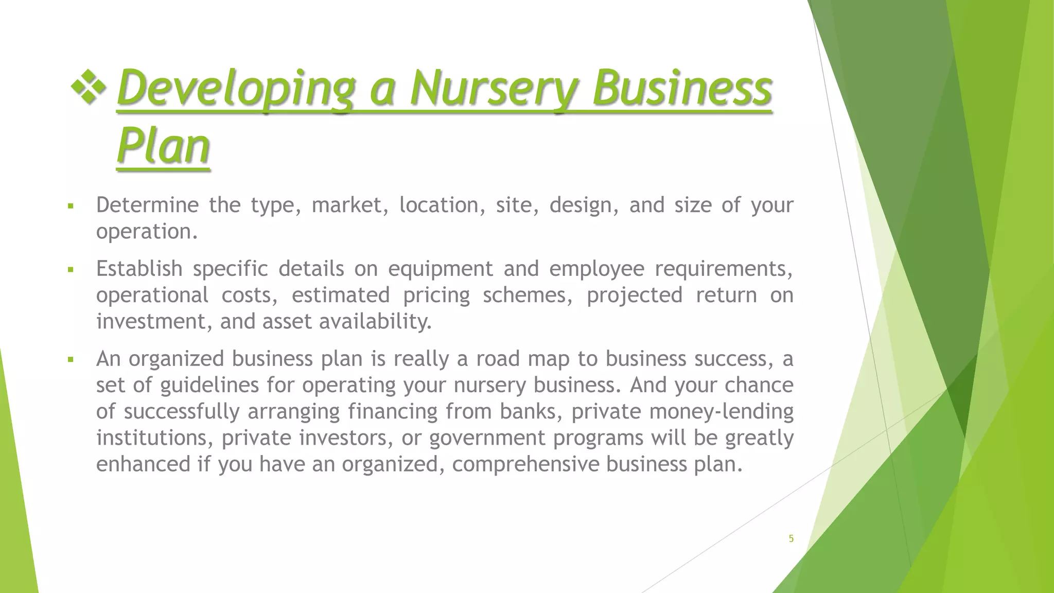 Starting nursery business | PPTX