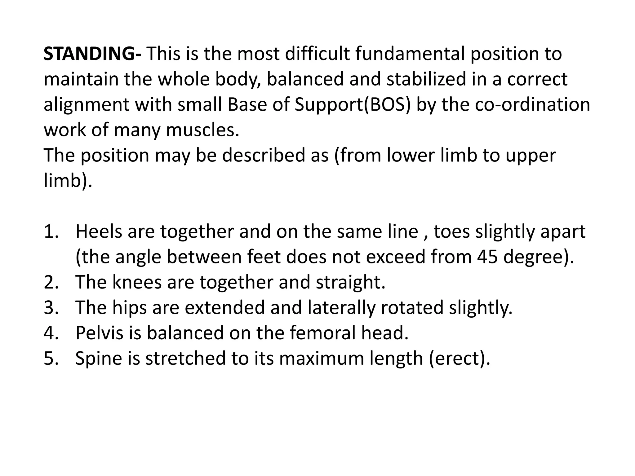 Starting Position.pptx(Fundamental position or Posture required for physiotherapy treatment) | PPTX