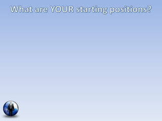 Starting positions slideshare | PPT
