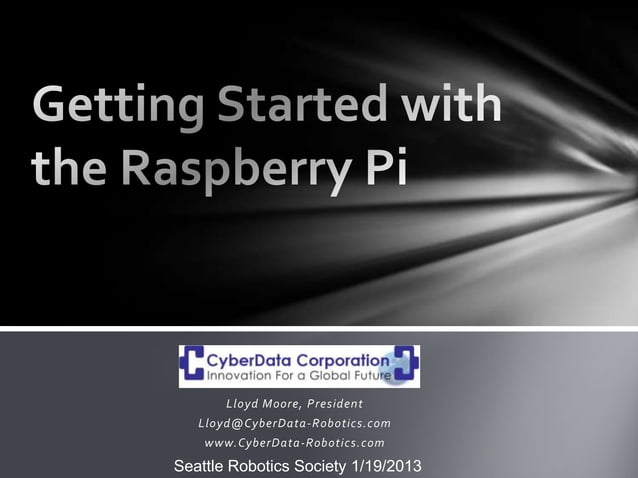 Starting Raspberry Pi | PPT