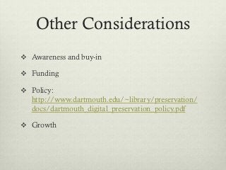 Starting Small: Practical First Steps in Digital Preservation | PDF