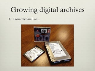 Starting Small: Practical First Steps in Digital Preservation | PDF