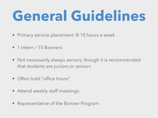 Starting Strong: Senior Intern Roles and Resources | PDF