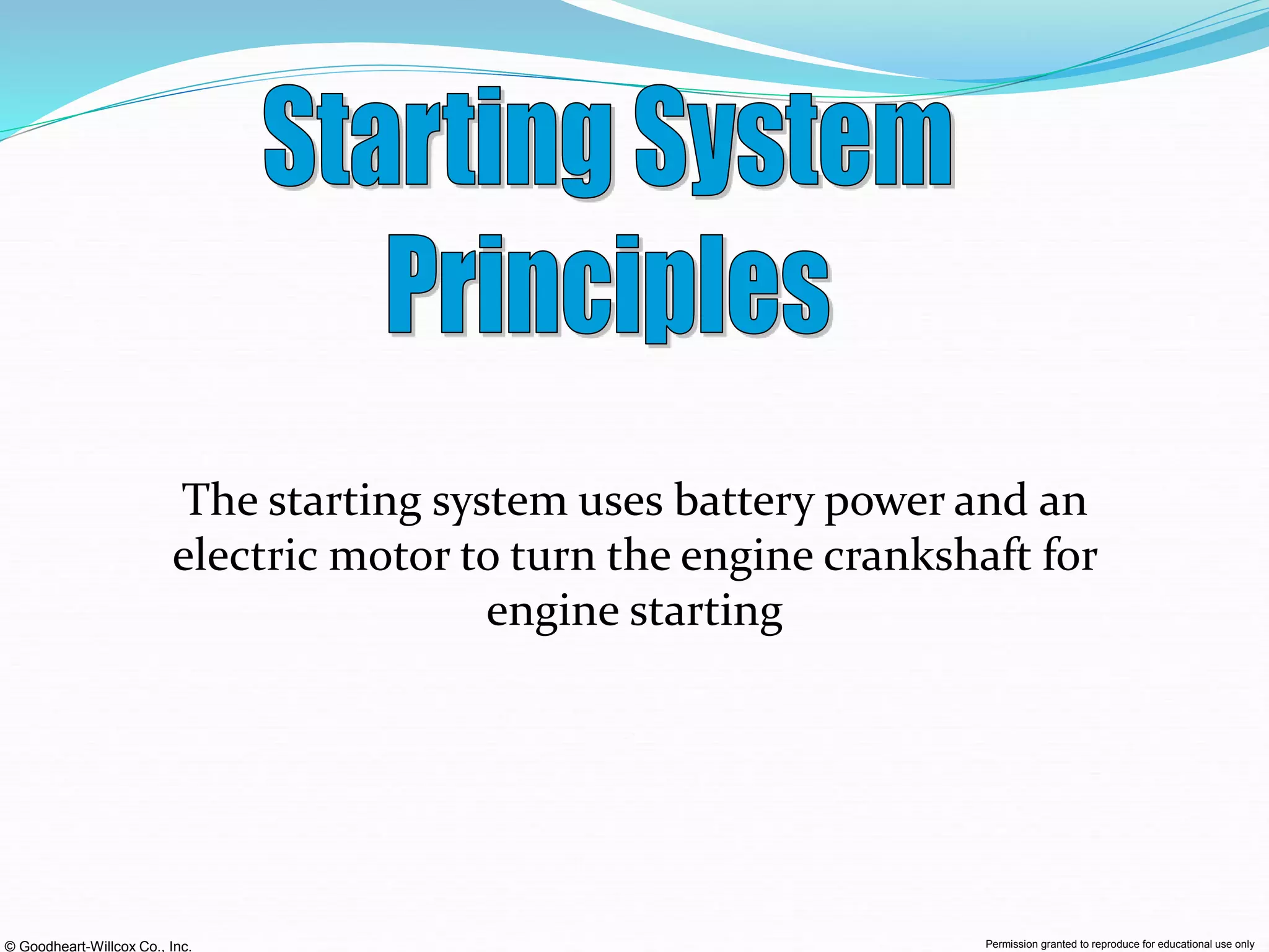 Starting system.PPT