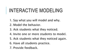 Teaching Procedures and Building Classroom Community | PPTX ...