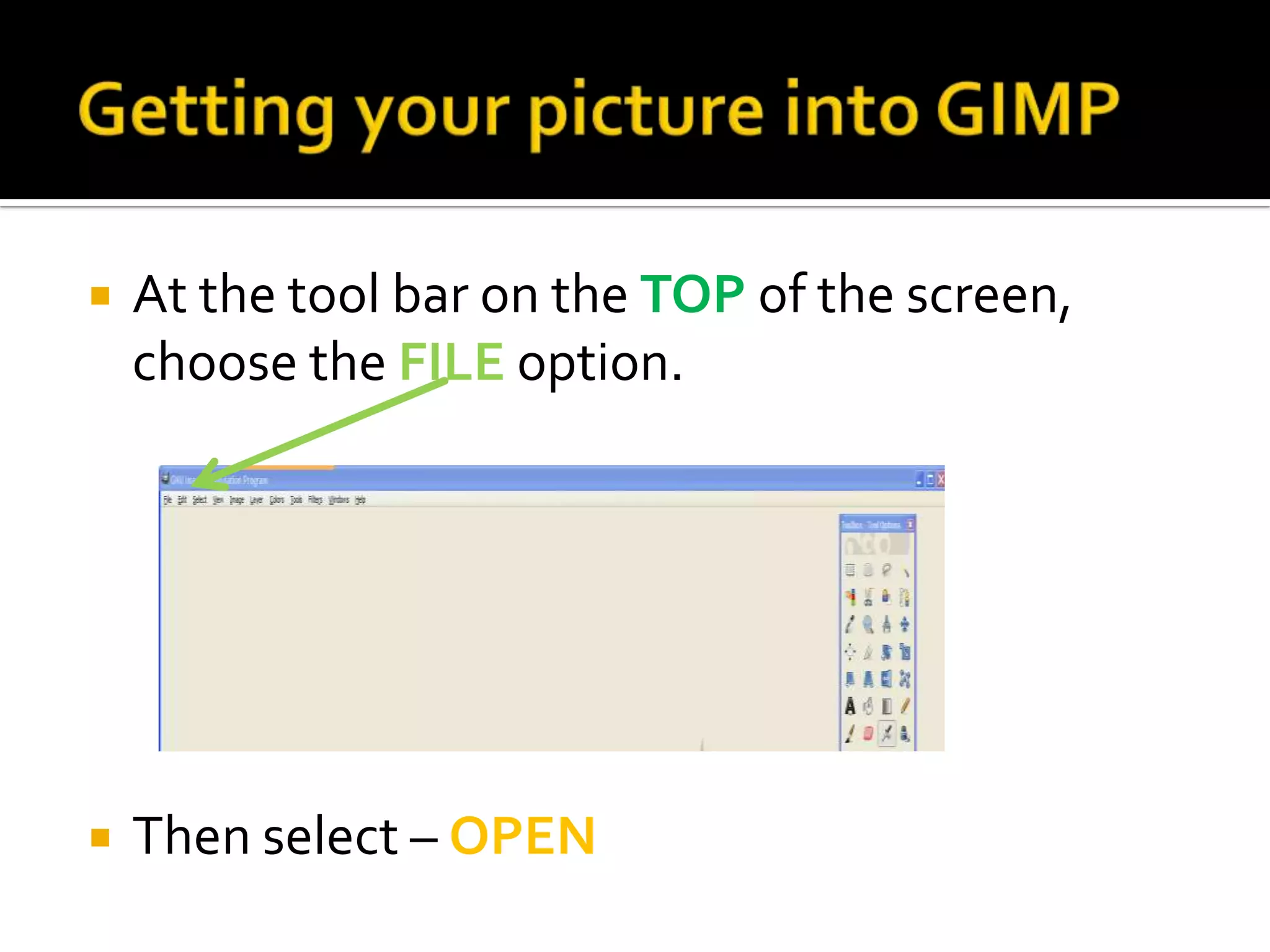 Starting with gimp | PPTX