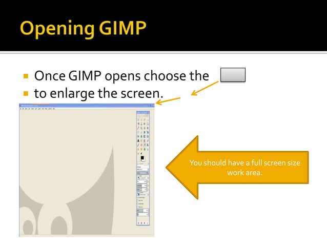 Starting with gimp | PPTX