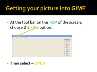 Starting with gimp | PPTX