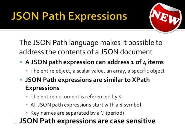 Starting With Json Path Expressions In Oracle 12102 