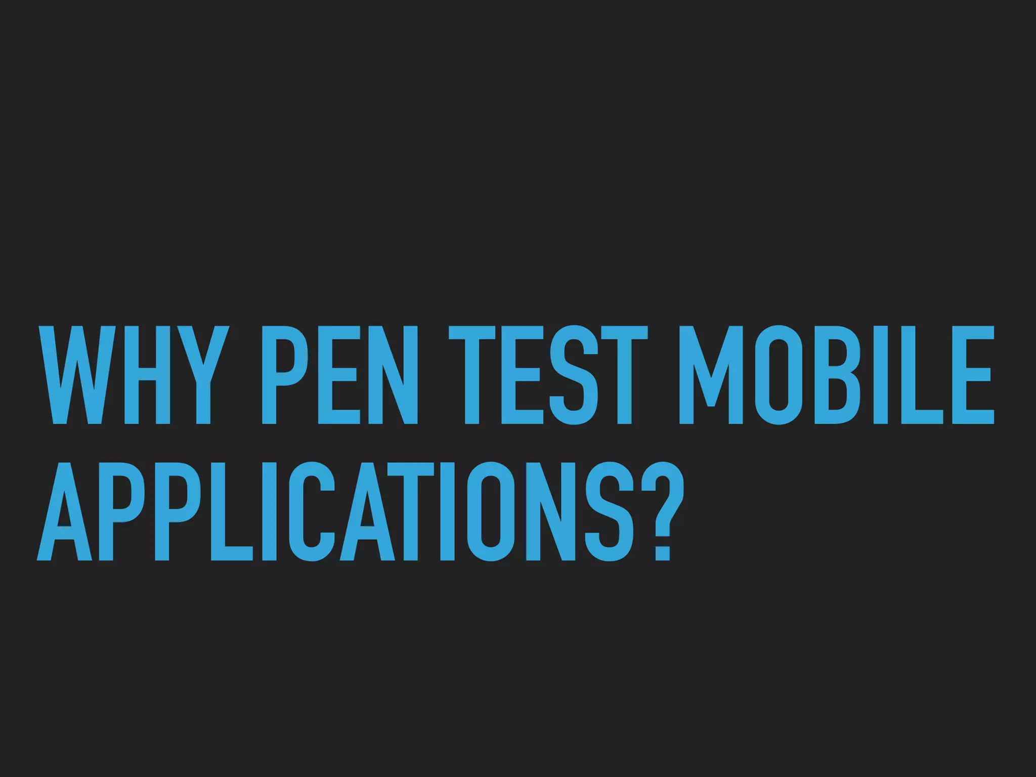Starting with mobile application pen testing | PDF