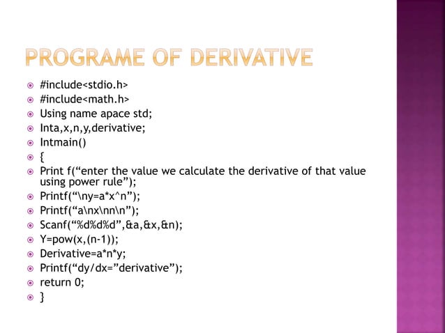 Use Of Calculus In Programming Pptx Programming Languages Computing