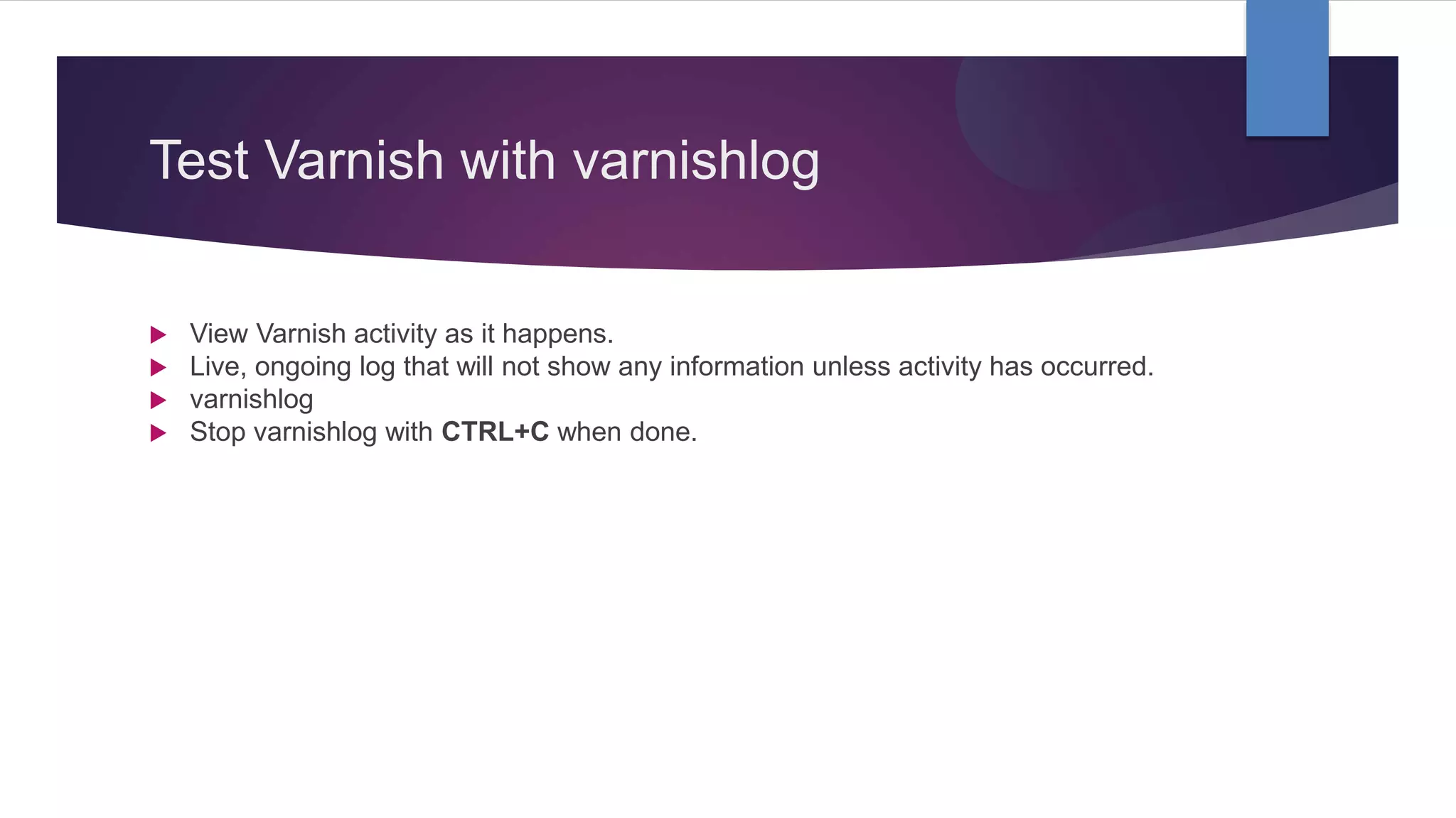 Starting with varnish cache | PPTX | Internet | Computing