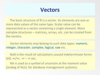 Starting work with R | PPT
