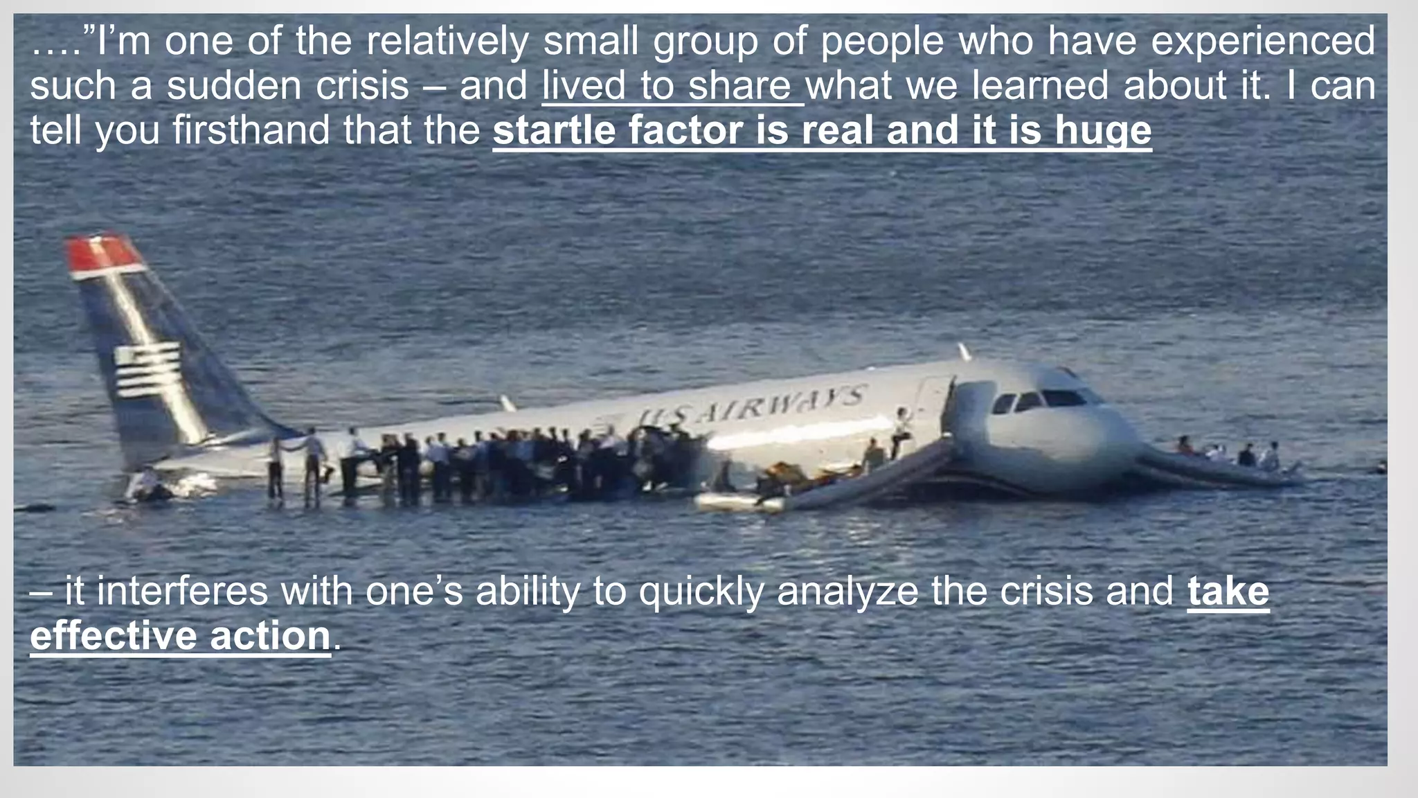 Startle effect in aviation-MULTIPLE FAILURES- Management of flight | PPTX
