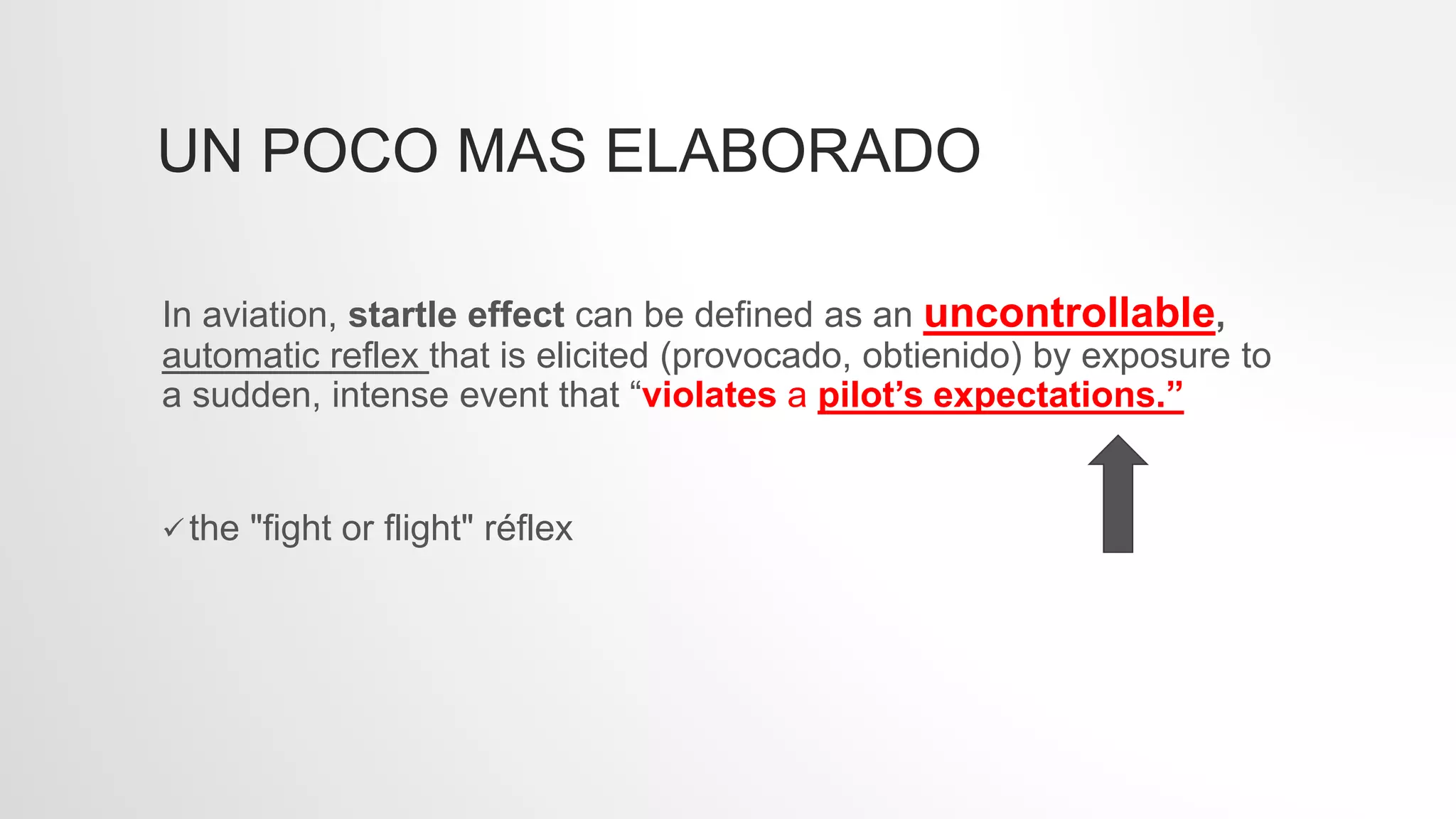 Startle effect in aviation-MULTIPLE FAILURES- Management of flight | PPTX