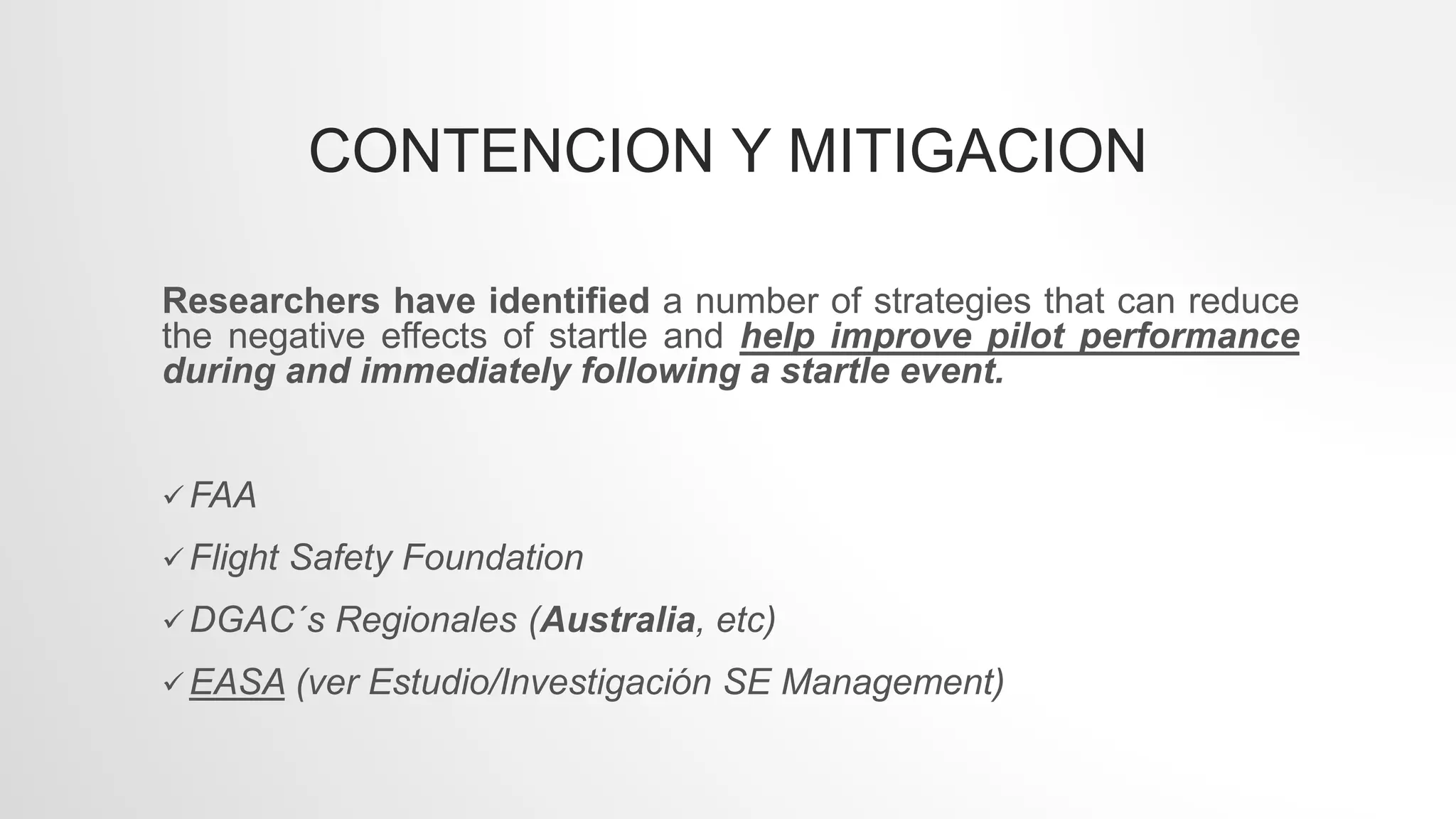 Startle effect in aviation-MULTIPLE FAILURES- Management of flight | PPTX