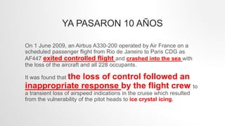 Startle effect in aviation-MULTIPLE FAILURES- Management of flight | PPTX