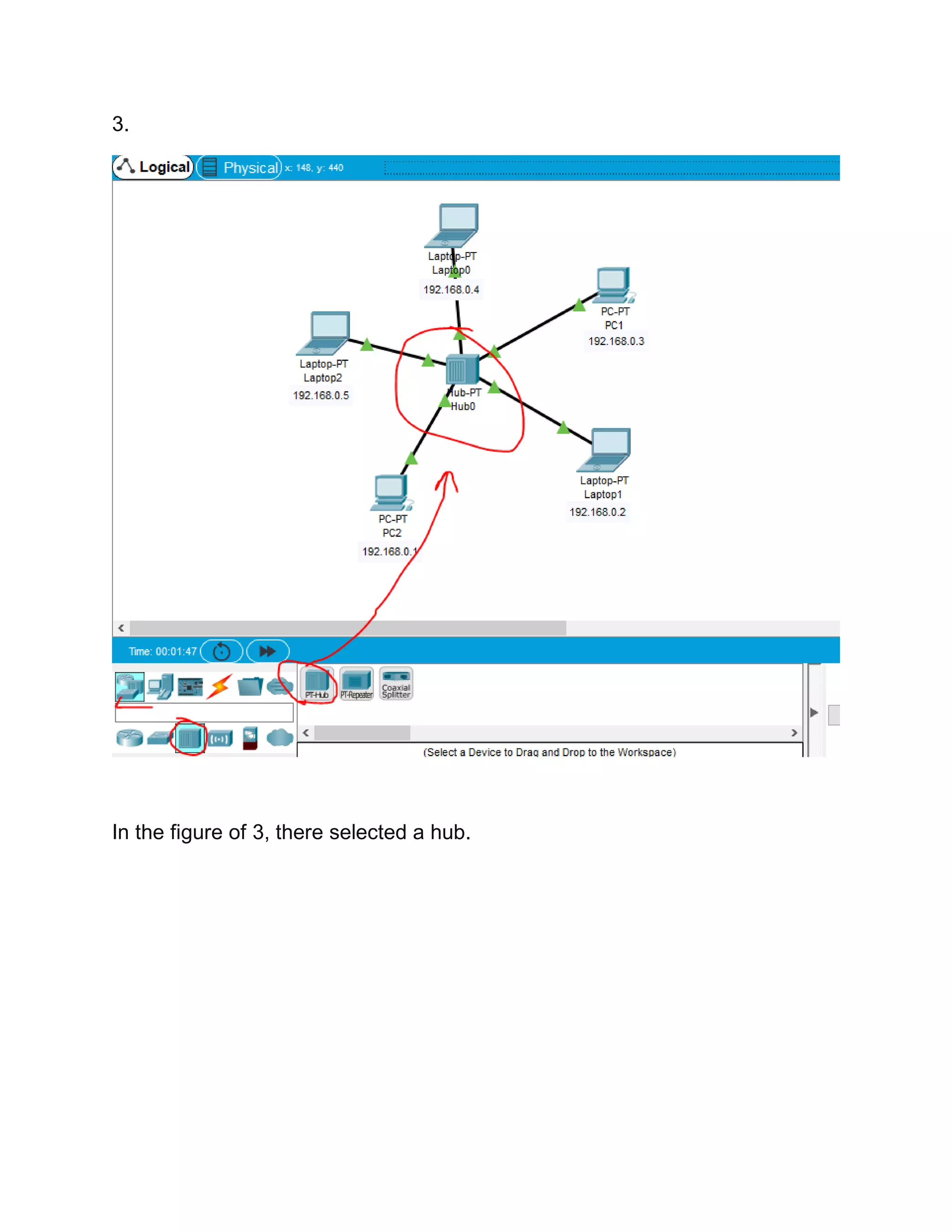 Star topology in packet tracer By Tanjilur Rahman | PDF