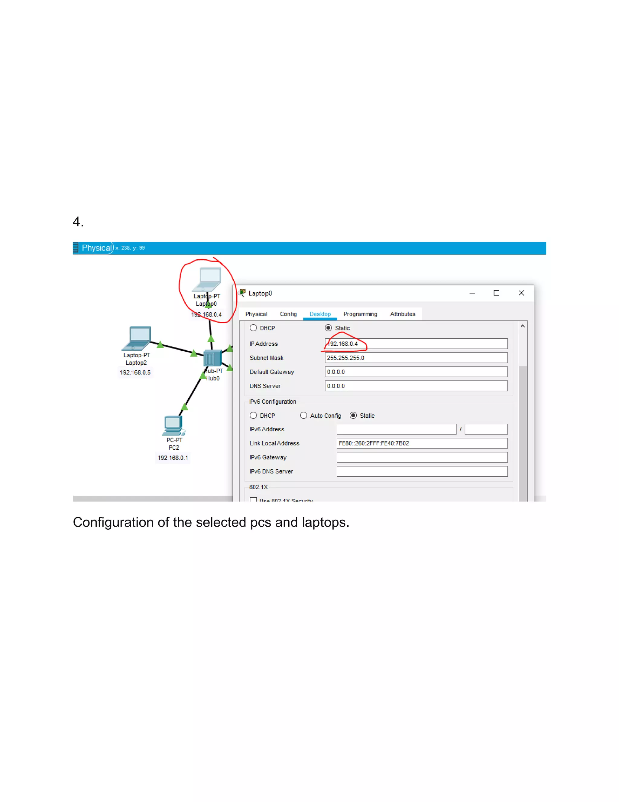 Star topology in packet tracer By Tanjilur Rahman | PDF