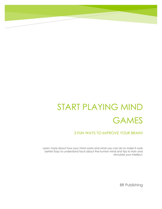 Start playing mind games | PDF