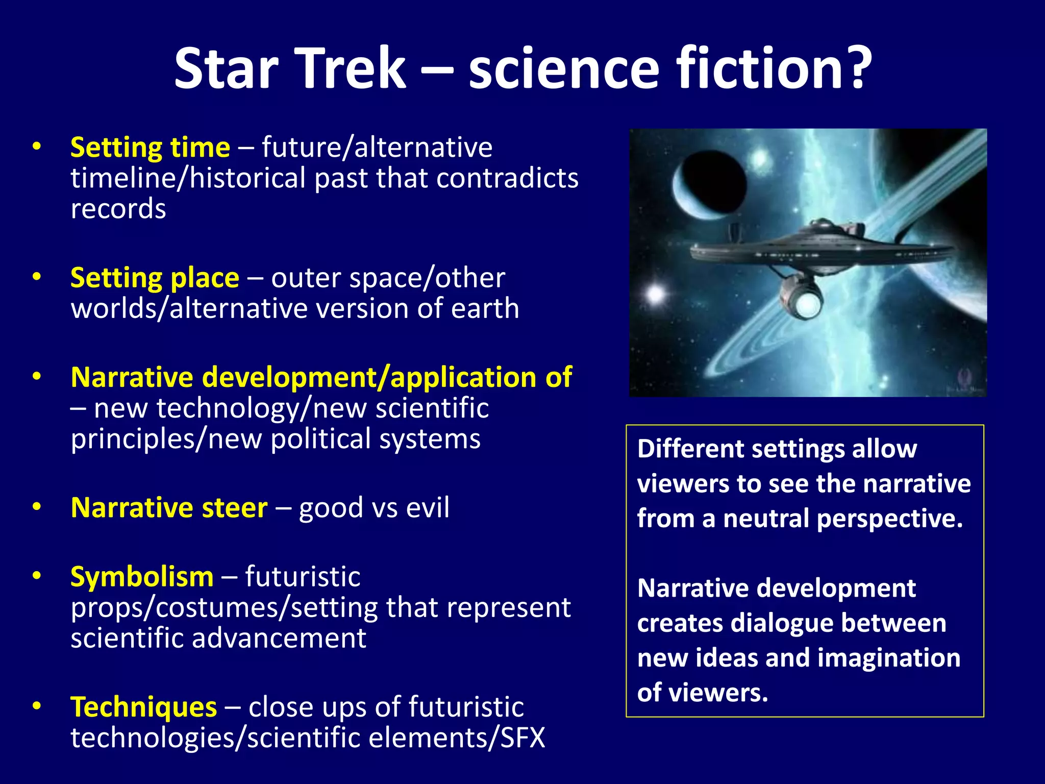 Star trek genre convention | PPT