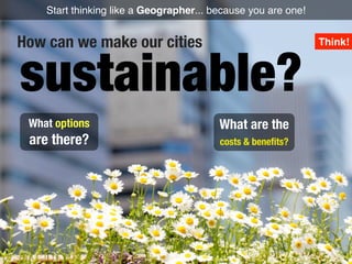 Start Thinking Geography! | PDF